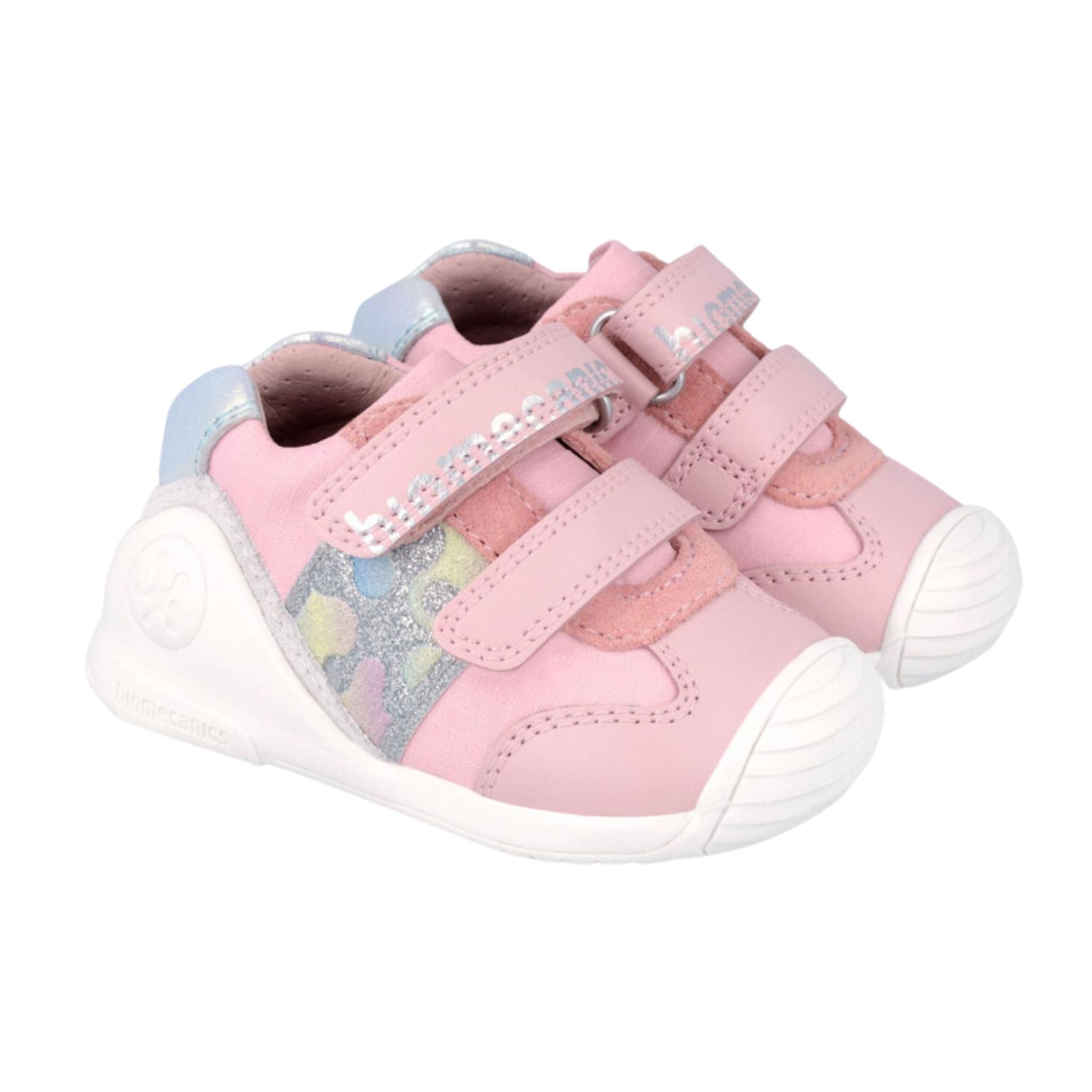 Biomecanics Kids Shoes | Biogateo Pink Puff Glitter Shoes – The Elly Store