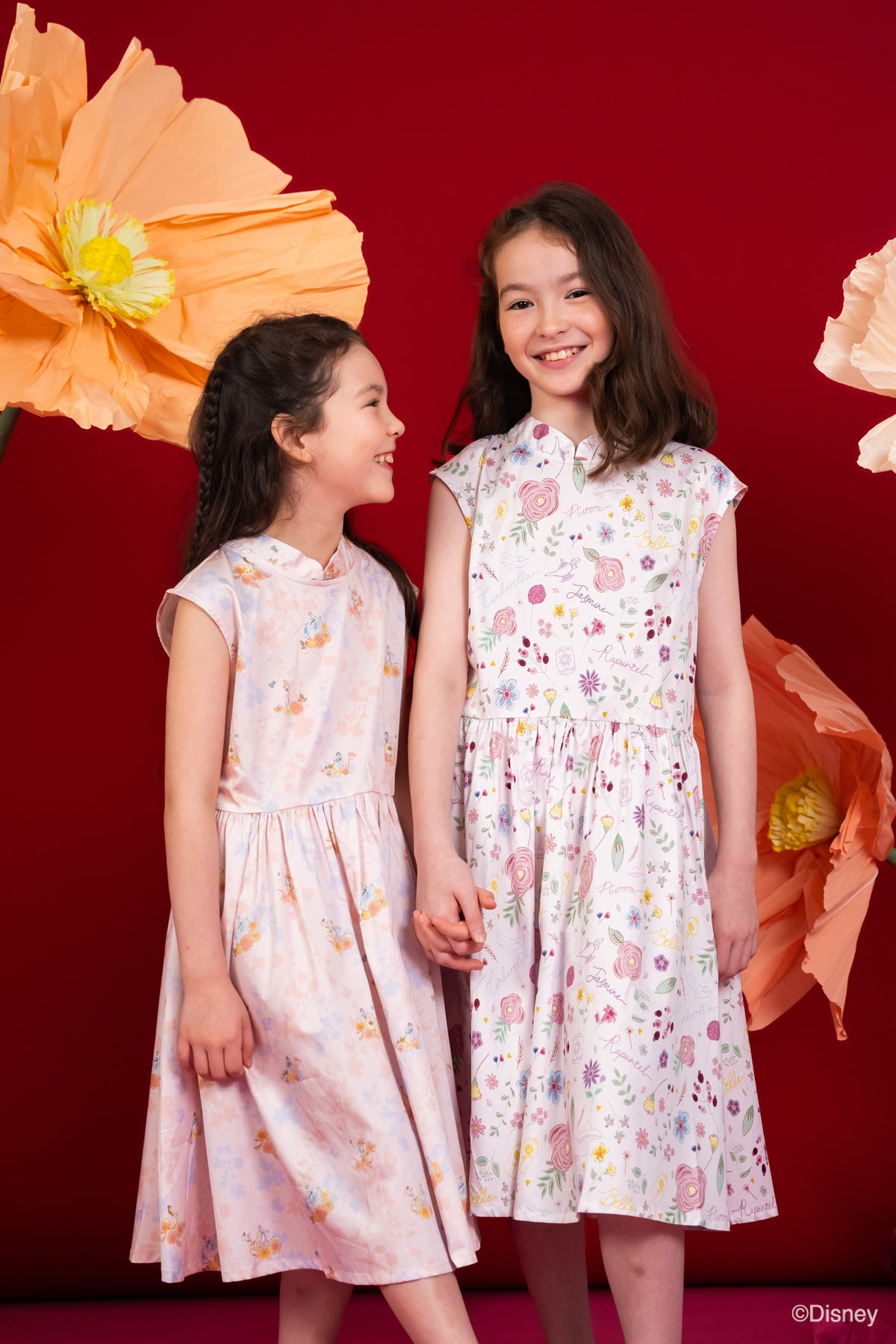 Twirly Cheongsam - Princess Flowers | Disney x elly – The Elly Store