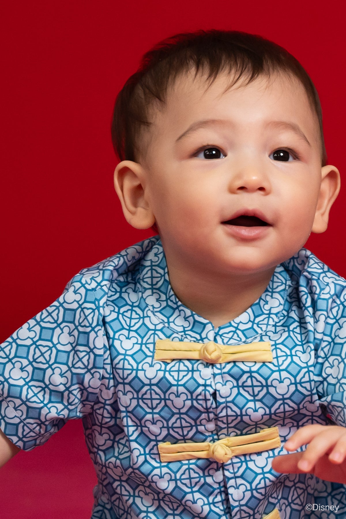 Tang Shirt Blue Mickey Tiles | Disney x elly CNY2024 – The Elly Store