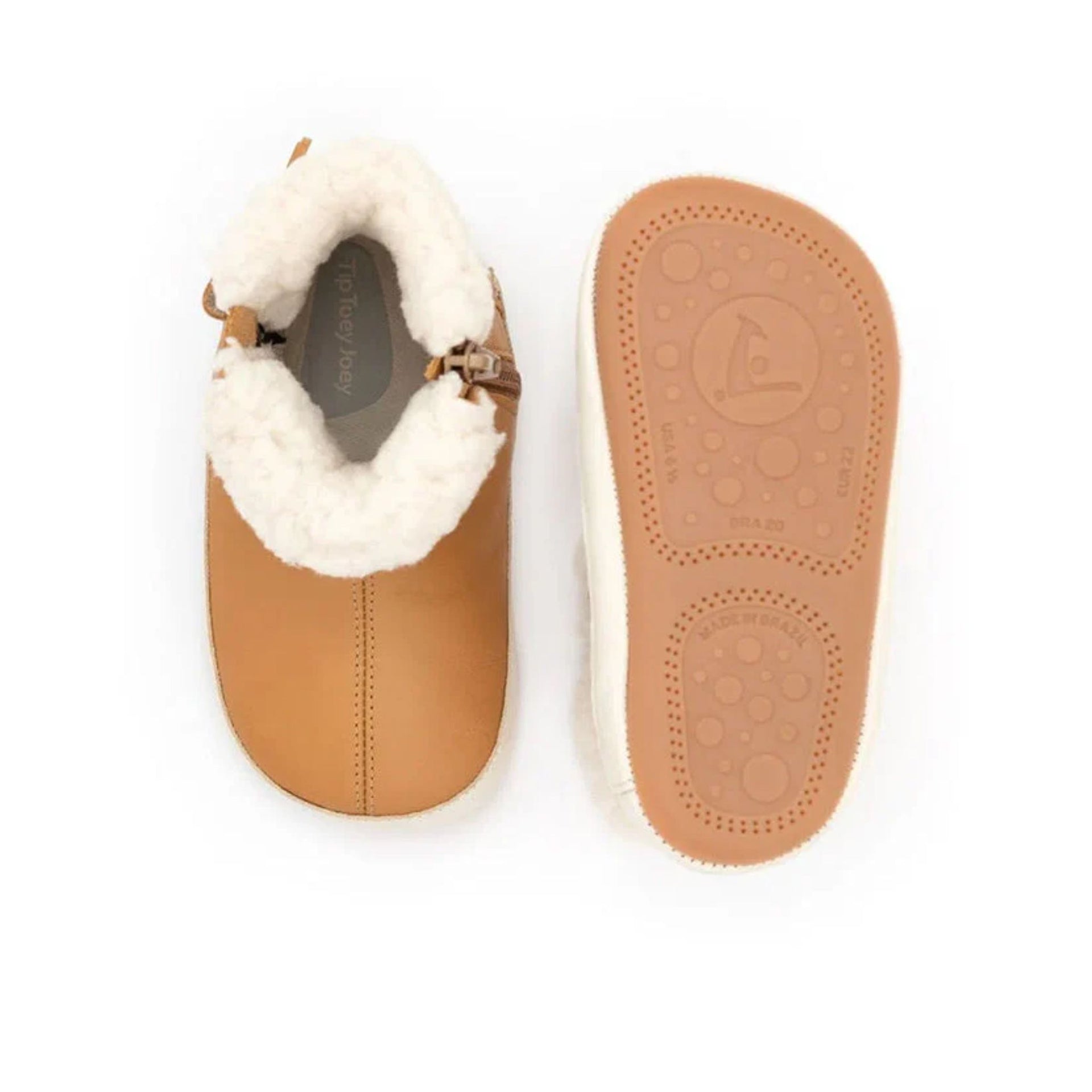 Tip Toey Joey Kids Shoes | Dobby - Hay / Tapioca (Baby) – The Elly Store