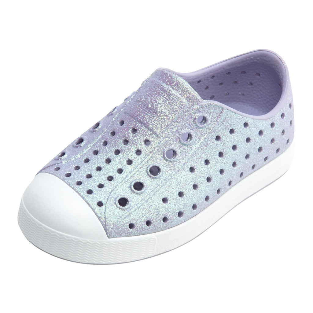 Native Jefferson Purple Bio-Bling™ Kids Shoes | Sparkly & Lightweight ...