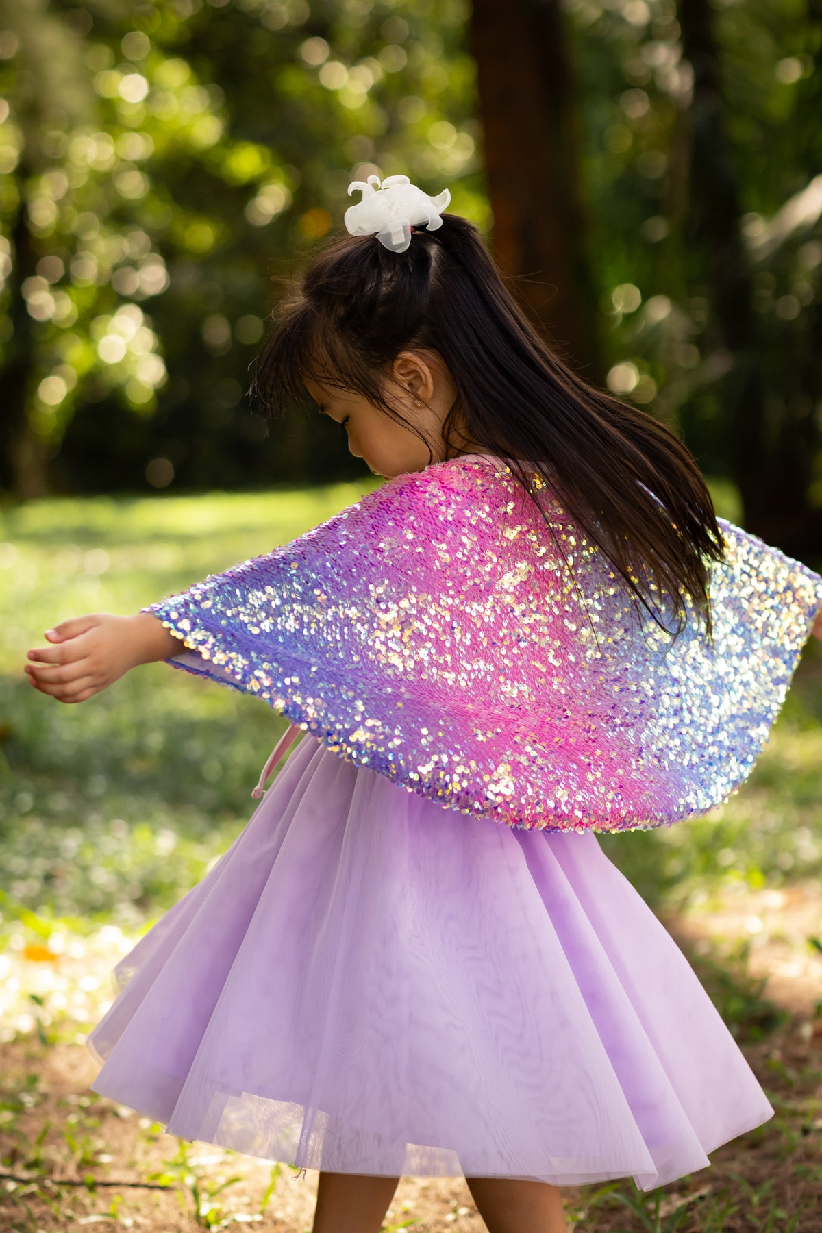 Princess Cape - Icy Sequins – The Elly Store