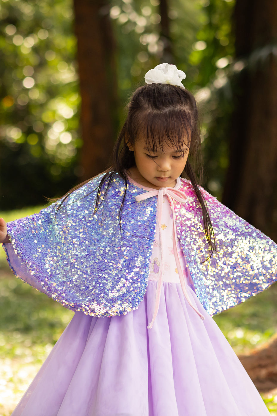 Princess Cape - Icy Sequins – The Elly Store
