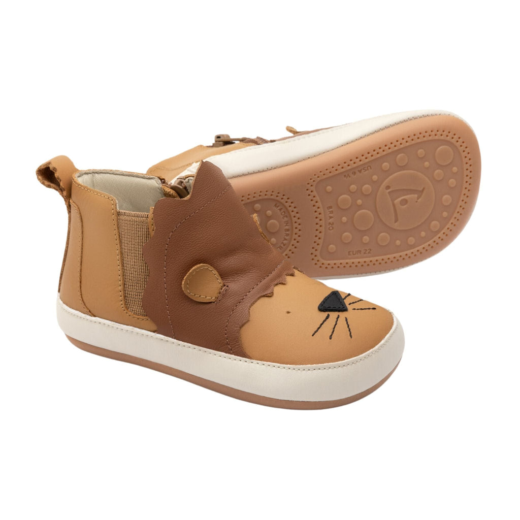 Tip Toey Joey Kids Shoes | Lion - Hay / Burning Wood (Baby) – The Elly ...