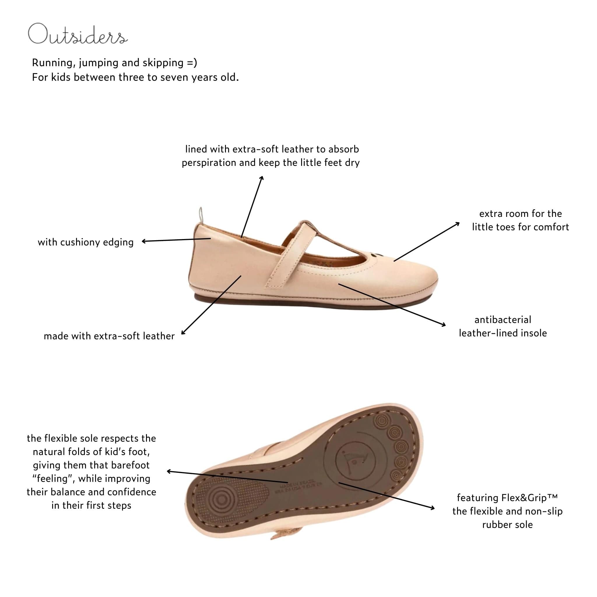 Tip Toey Joey Kids Shoes | Marie Shoes - Antique White (Kids) – The ...