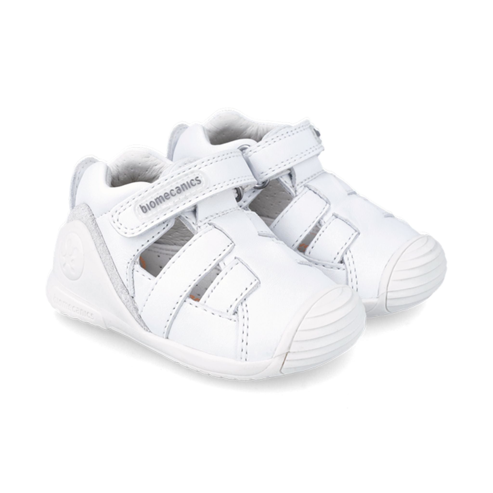 Biomecanics Kids Shoes | Biogateo Classic All-White Sandals – The Elly ...