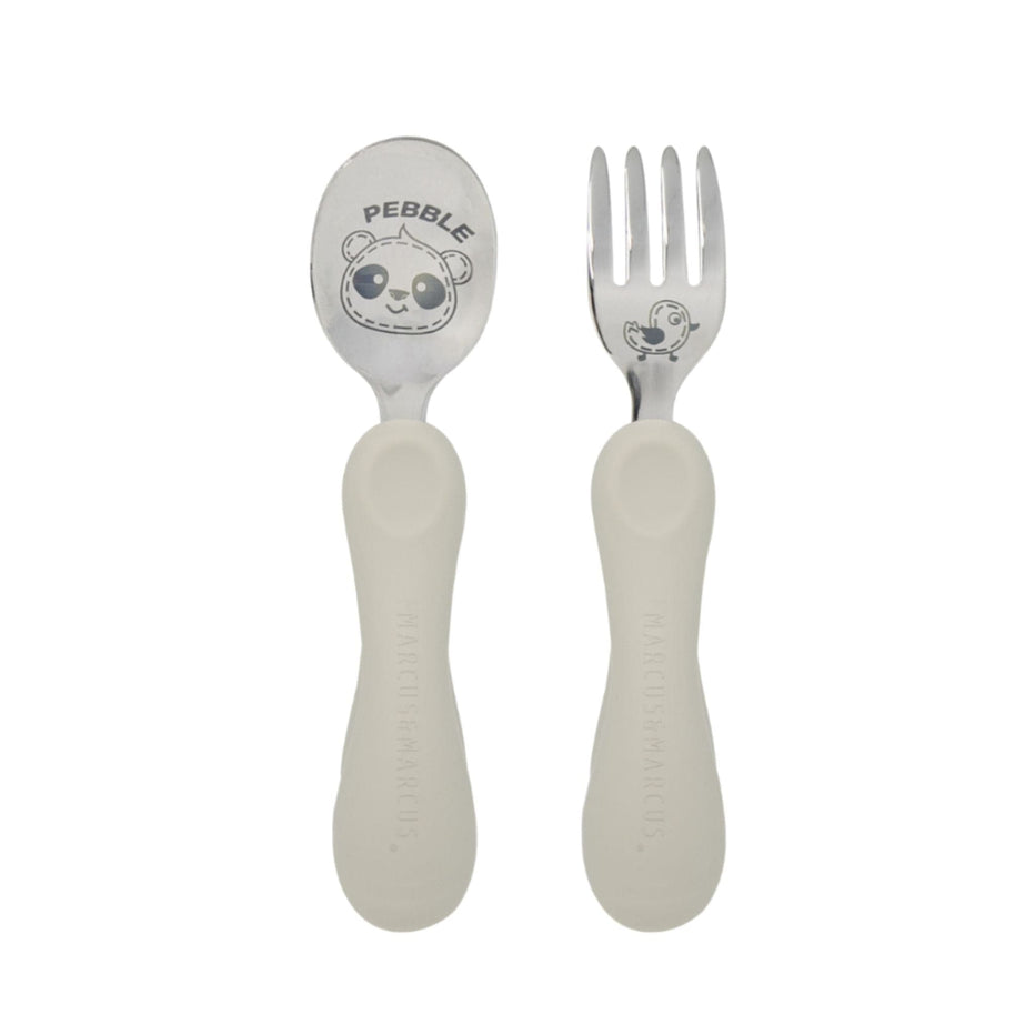 Easy Grip Fork & Spoon Set - Perfect for Little Hands
