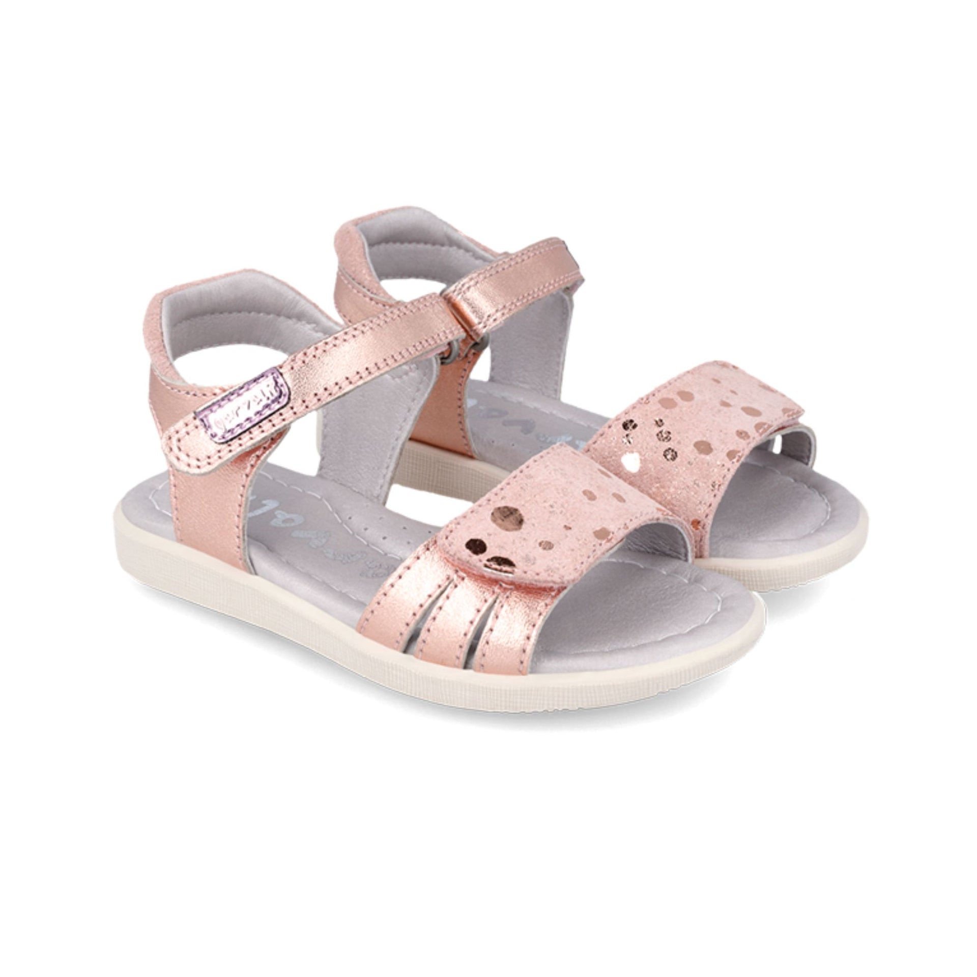 Garvalin Kids Shoes | Metallic Pink Dots Sandals – The Elly Store