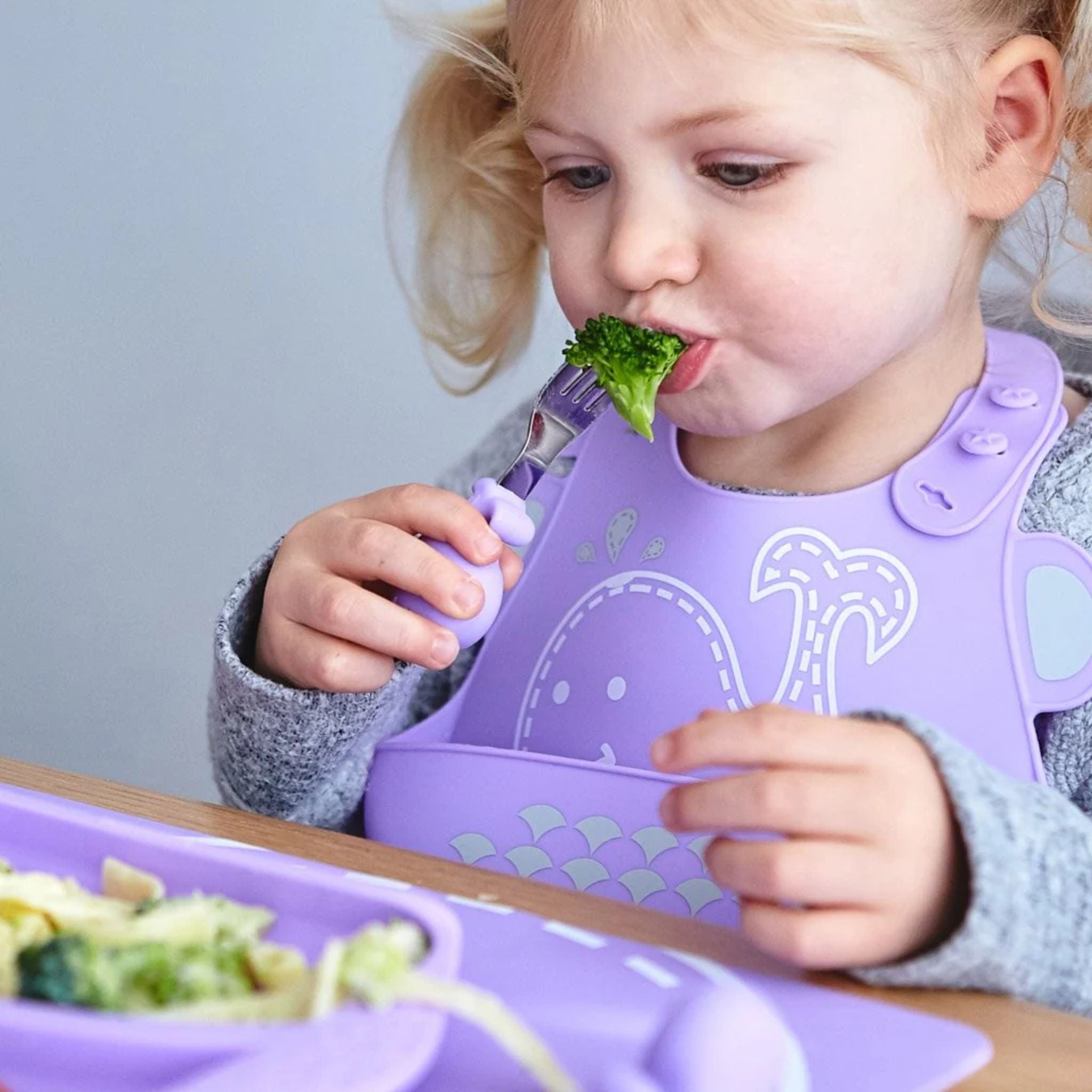 Palm Grasp Spoon & Fork Set - Perfect for Easy Eating