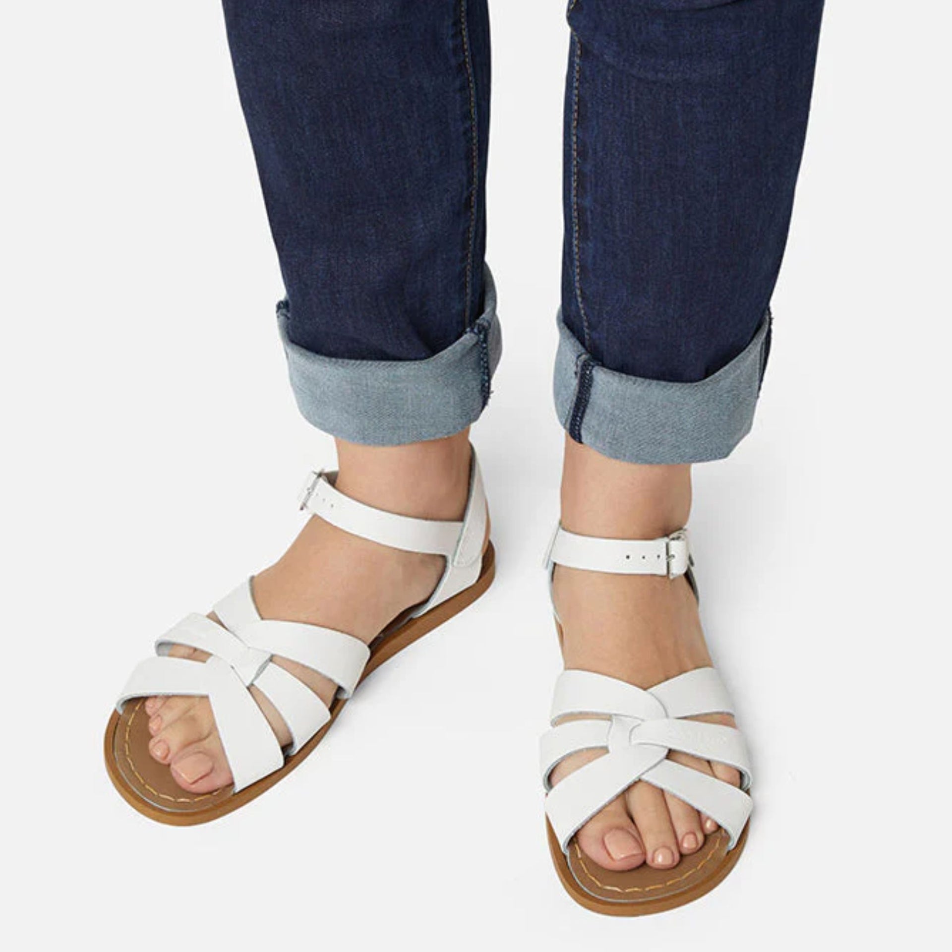 Salt-Water Sandals | Original Adult - White – The Elly Store