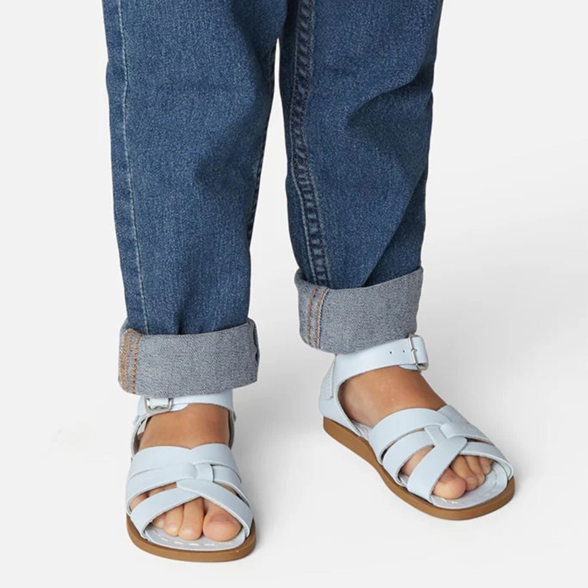 Salt-Water Sandals | Original Kids Sandals - Light Blue – The Elly Store