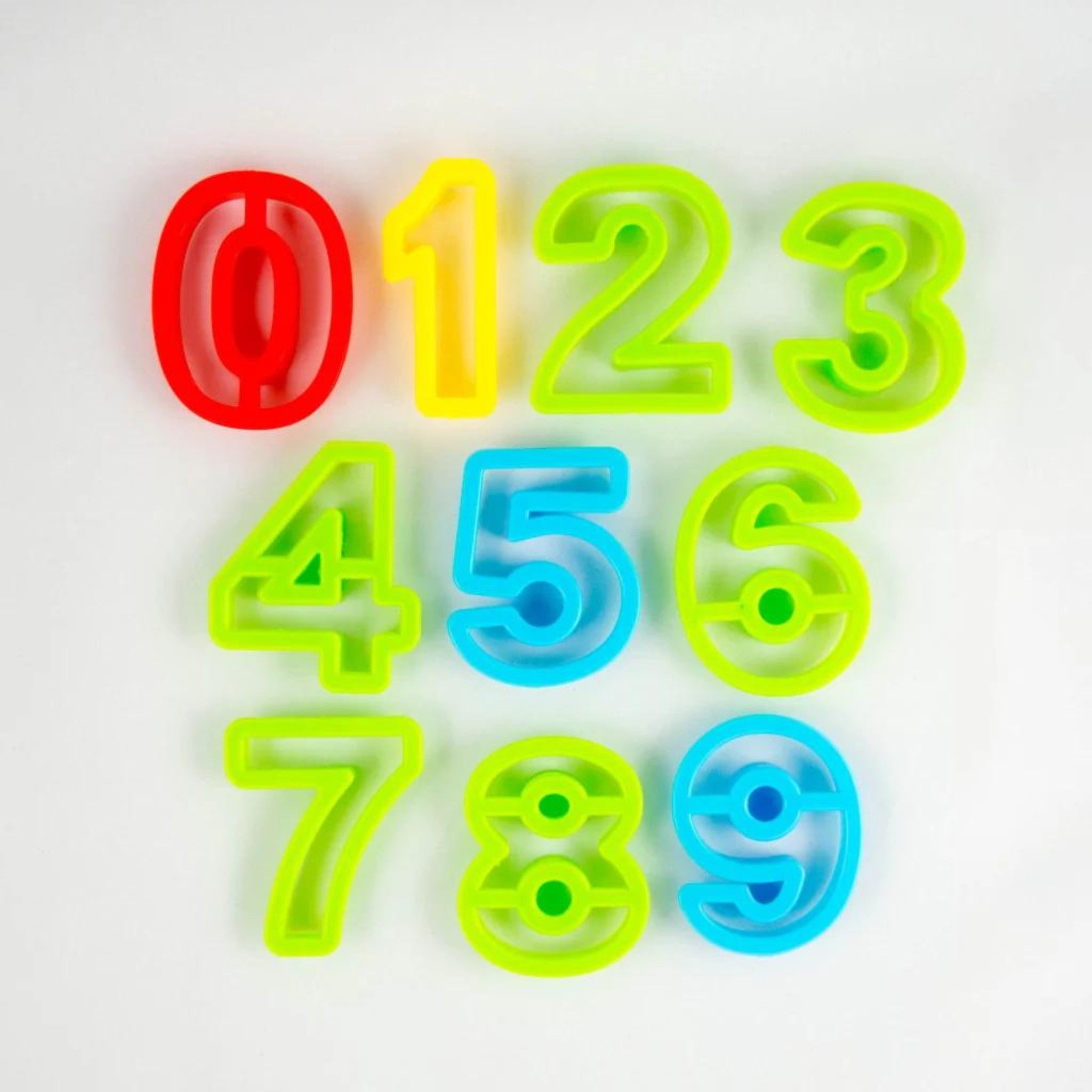 Numbers Playdough Cutters for Tickle Your Senses Toys – The Elly Store