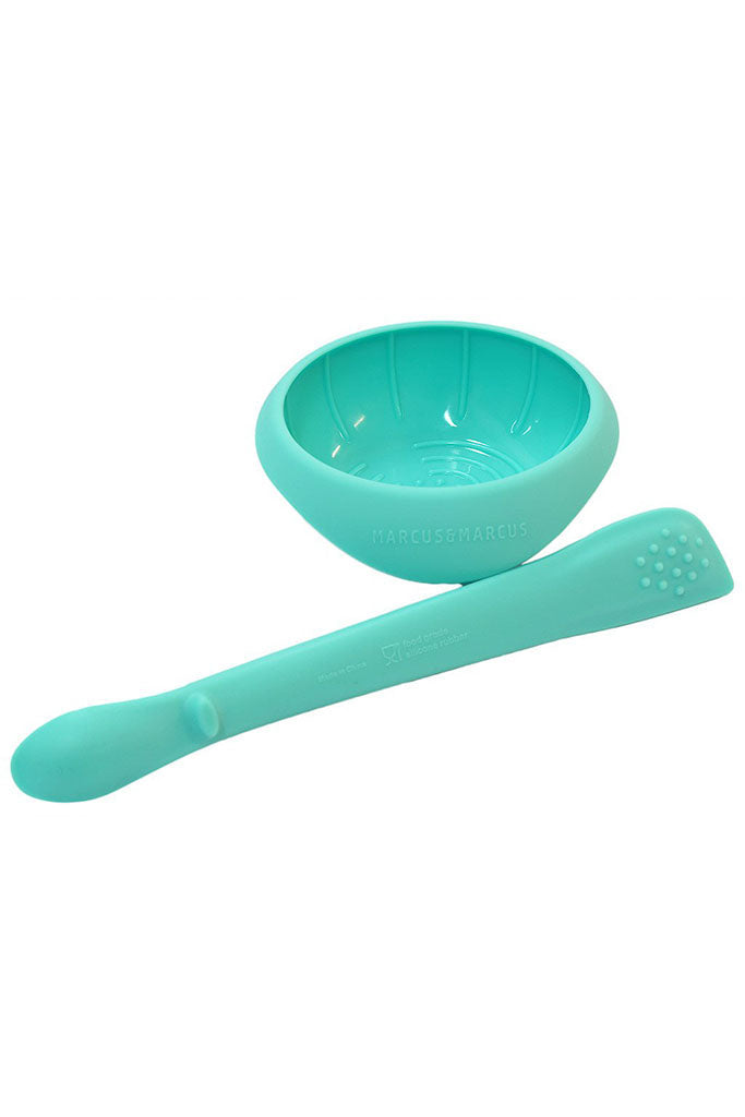 Masher Spoon & Bowl Set - Blue | Mealtime | The Elly Store