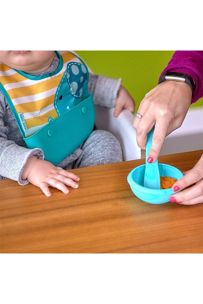 Masher Spoon & Bowl Set - Blue | Mealtime | The Elly Store